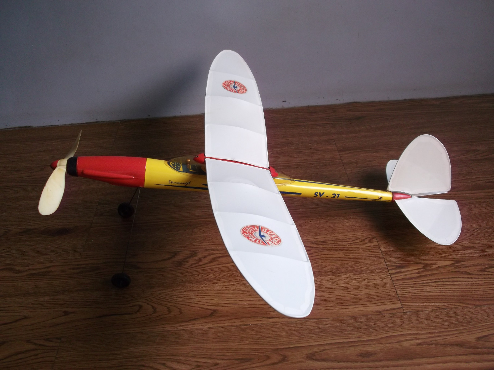 Rare vintage huge size "GUNTHER" flying airplane made in W. Germany. | eBay