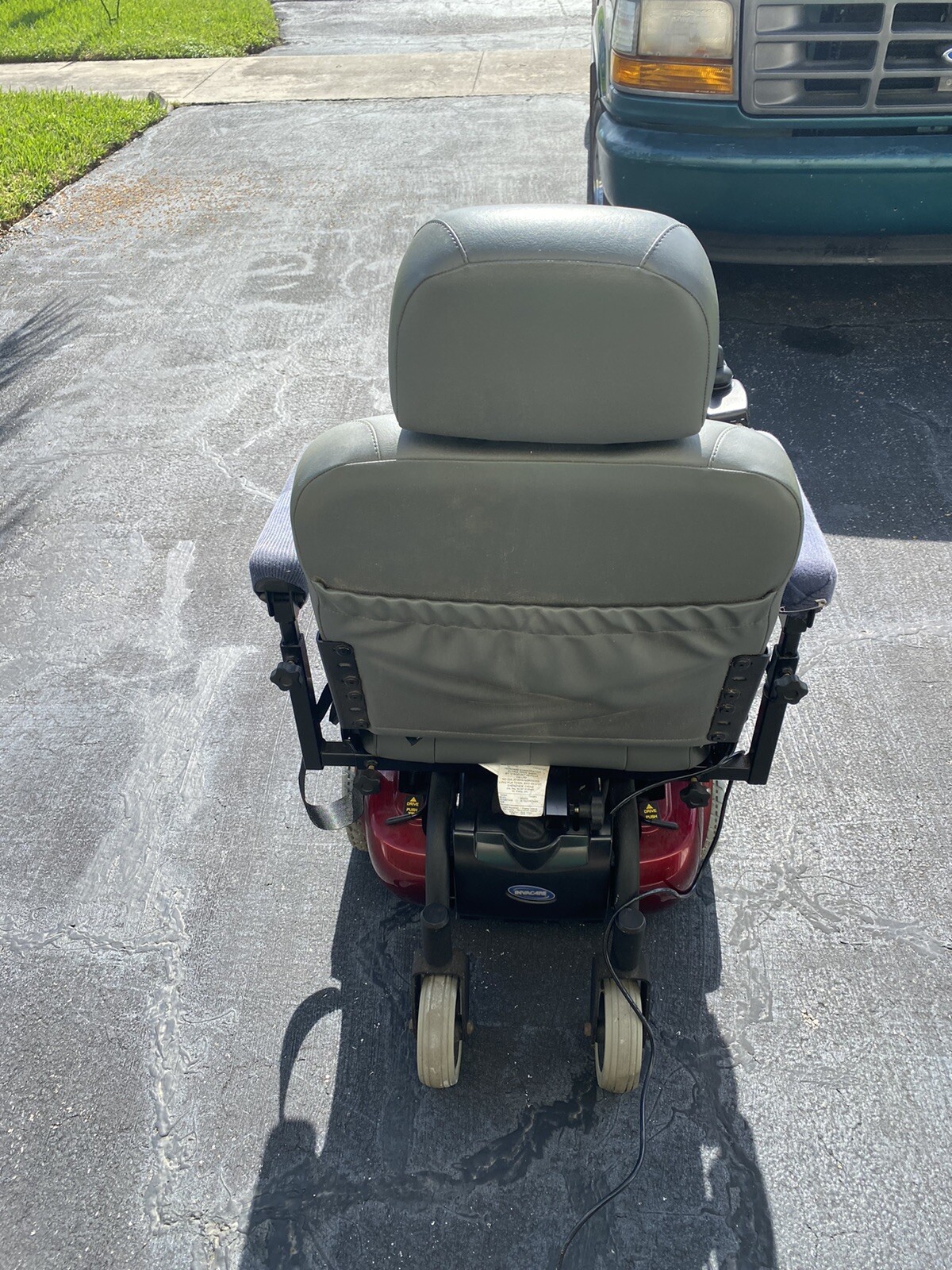 INVACARE PRONTO M41 SURESTEP POWER WHEELCHAIR - 20" SEAT WIDTH (RED ...