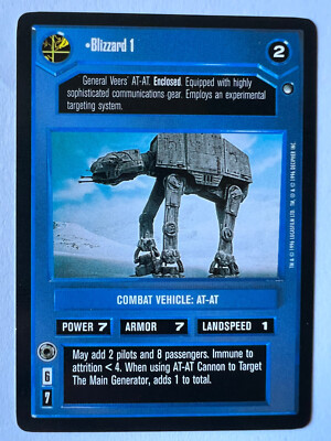 SWCCG: Blizzard 1 [LP/NM] Hoth Star Wars CCG | eBay