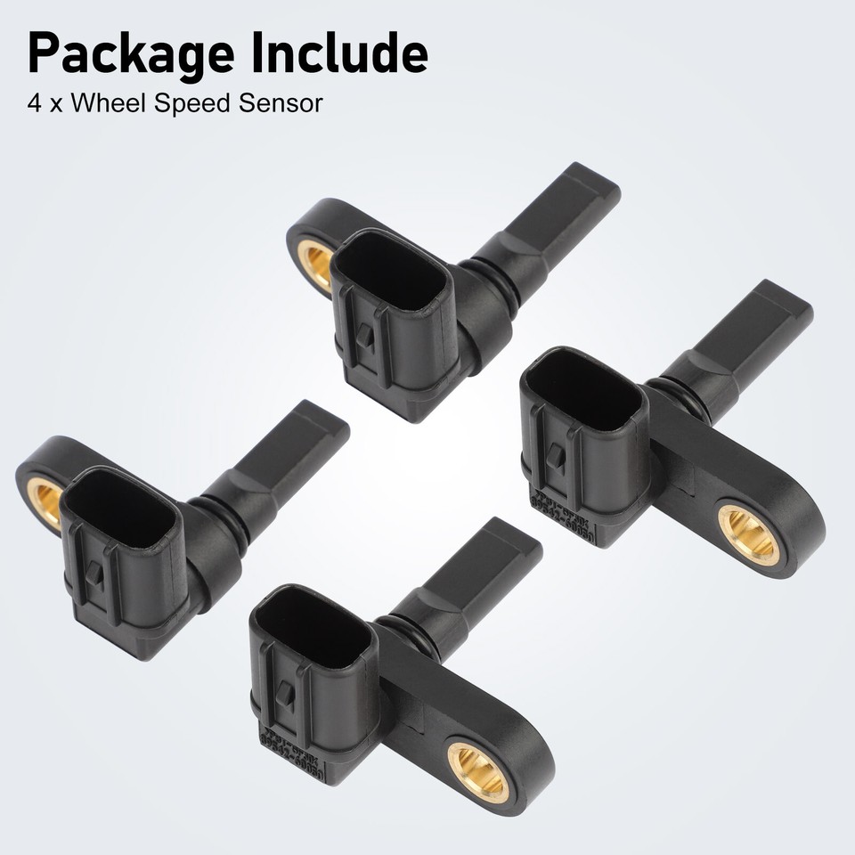 4pcs ABS Wheel Speed Sensors Front & Rear/Right & Left For Toyota ...