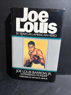 SIGNED 1st/4th JOE LOUIS 50 Years American Hero by Joe Louis Barrow HC ...