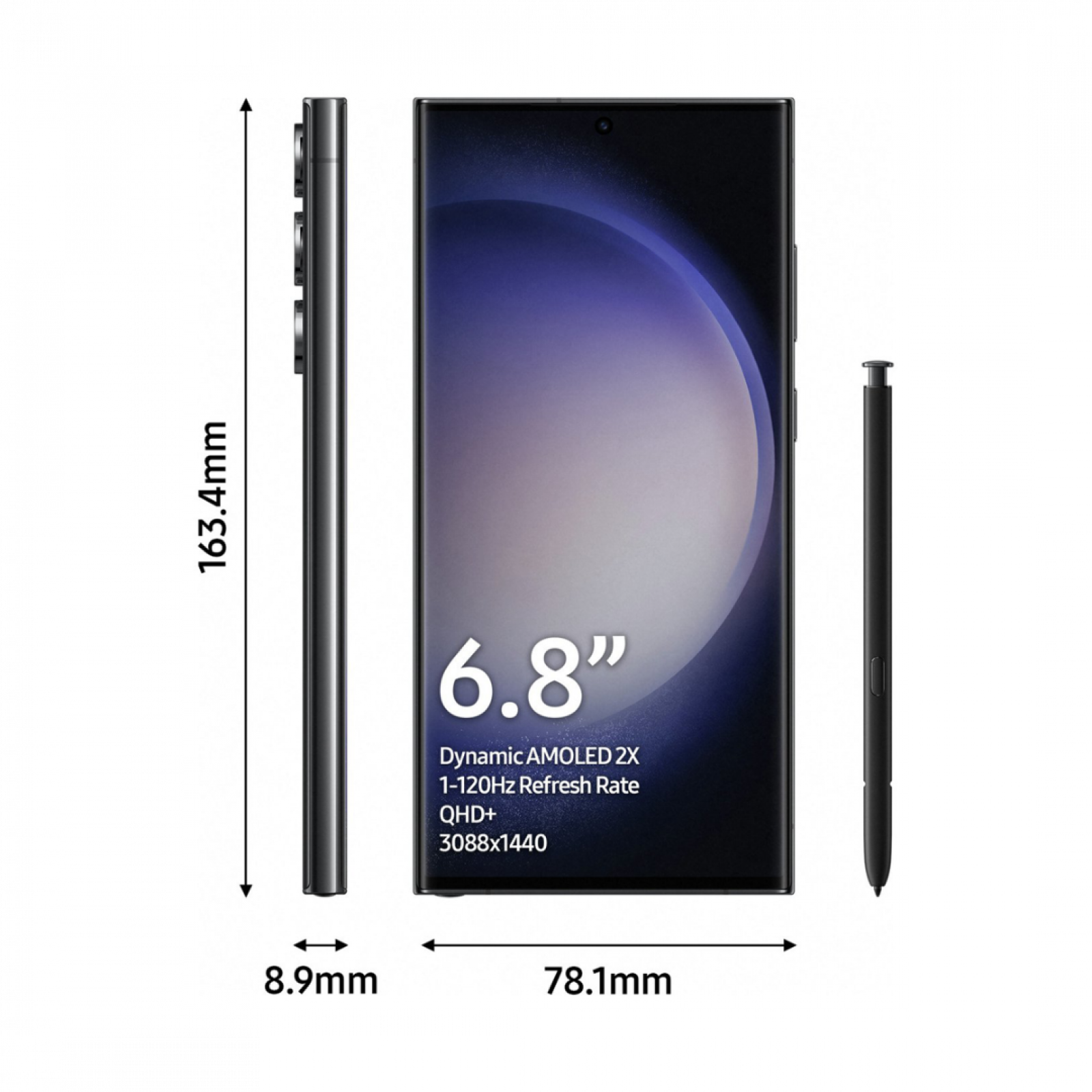New Samsung Galaxy S23 Ultra 256GB SM-S918U 5G Fully Unlocked SIM-FREE ...