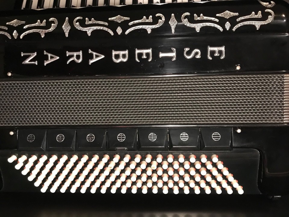 Accordion Brandoni 120 Bass 4+5 Piccolo 11 Register Professional ...