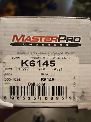 Master Pro OEM Replacement Lower Ball Joints GBody Metric Chassis Race ...