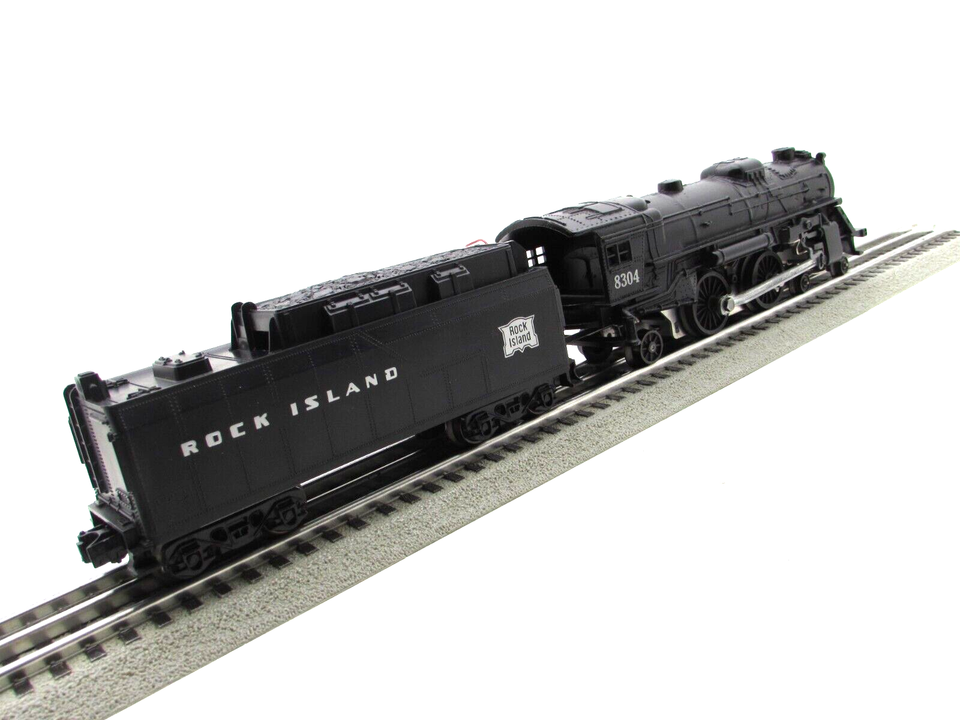 Lionel Post War, O, 8304, Rock Island, 4-4-2 Locomotive & Tender, C-7 ...