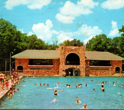 Swimming Pool Fassnight Park Springfield Missouri 1964 Vintage Postcard ...