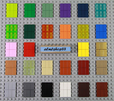 LEGO - 1x2 Tiles - PICK YOUR COLORS - Finishing Plate Smooth Flats ...
