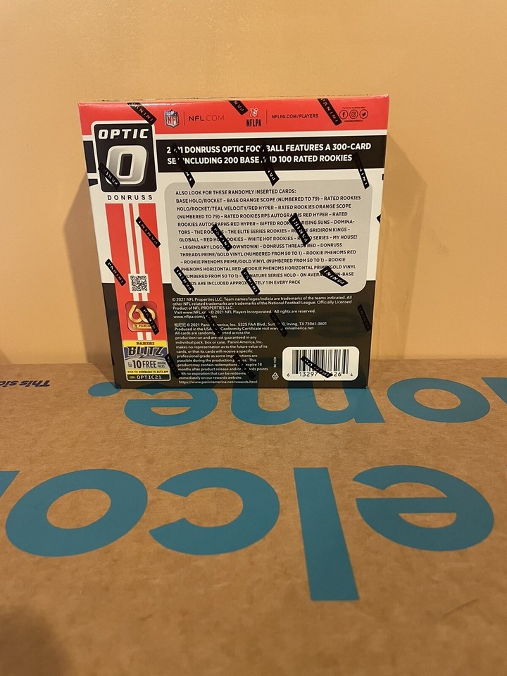 2021 Panini Donruss Optic Football Mega Box FANATICS EXCLUSIVE Hobby ...