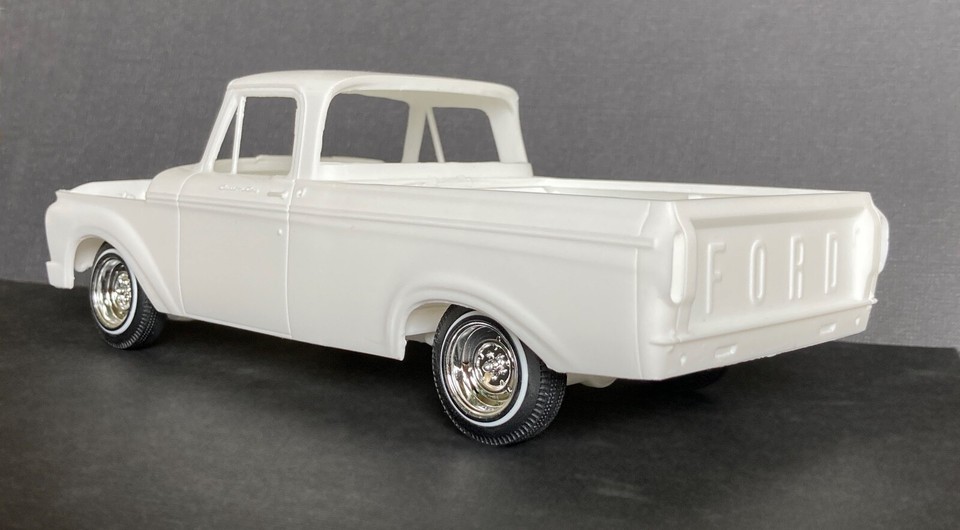1963 FORD F-100 SHORT BED RESIN CONVERSION KIT - AMT 1963 FORD UNIBODY ...