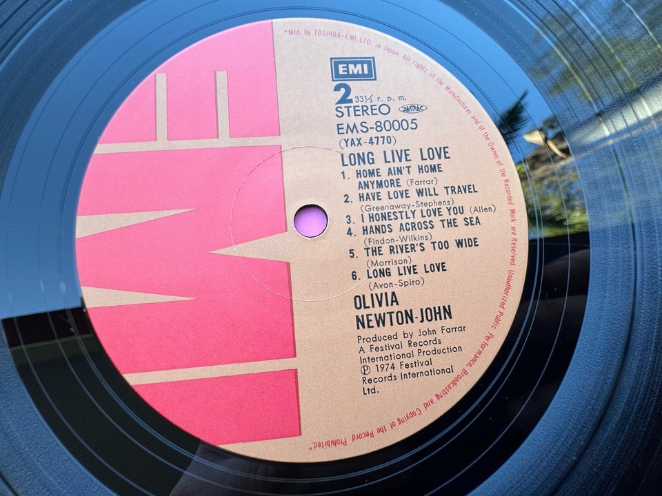 Olivia Newton-John Long Live Love LP VINYL 1974, Original Japan NM Wax ...