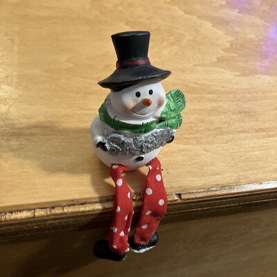 Snowman Decoration With Dangling Legs 4-Inches | eBay
