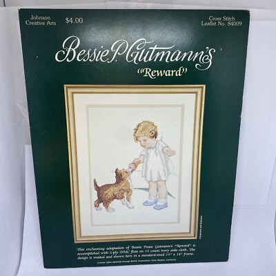 Bessie P Gutmann's Reward Leaflet 84009 Cross Stitch Pattern | eBay
