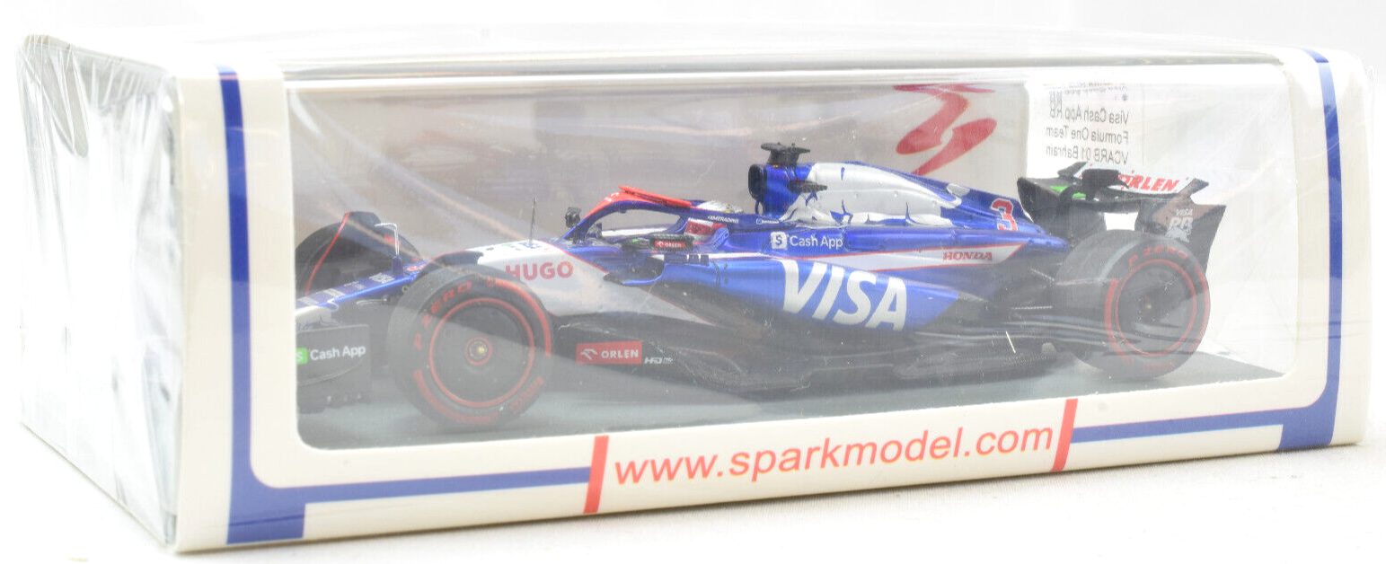 Spark Visa Cash RB - Daniel Ricciardo - 2024 Bahrain GP 1:43 Diecast ...