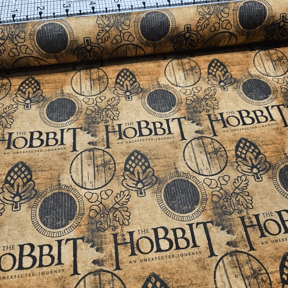 Camelot Cottons Lord of the Rings Hobbit 100% Cotton Fabrics + Panel ...
