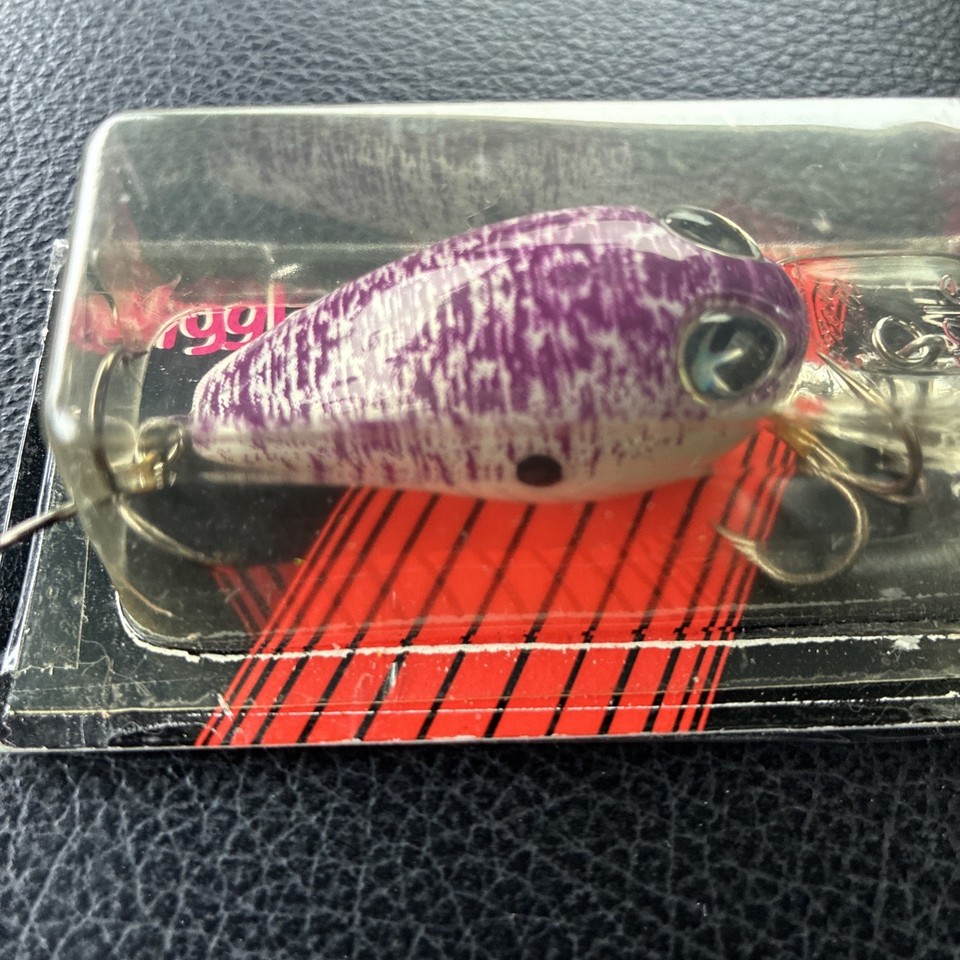 Cordell Wiggle O fishing lure NIP Pearl Purple Splatter NOS Tuff Color ...