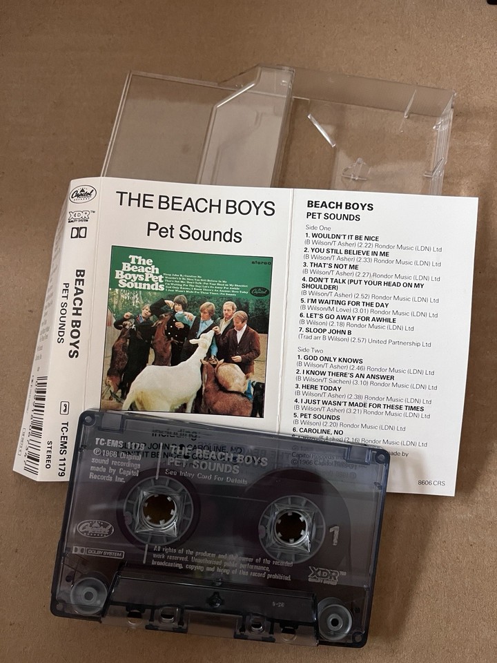 The Beach Boys – Pet Sounds CASSETTE Tape Clear | eBay