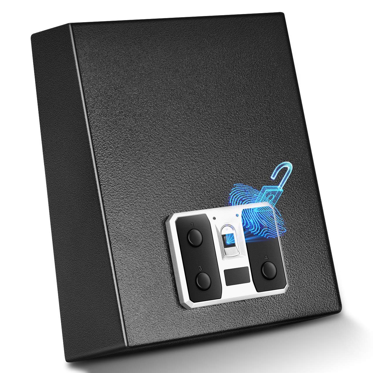 Biometric Gun Safe, Quick Access Hand Gun Safes with Fingerprint ...