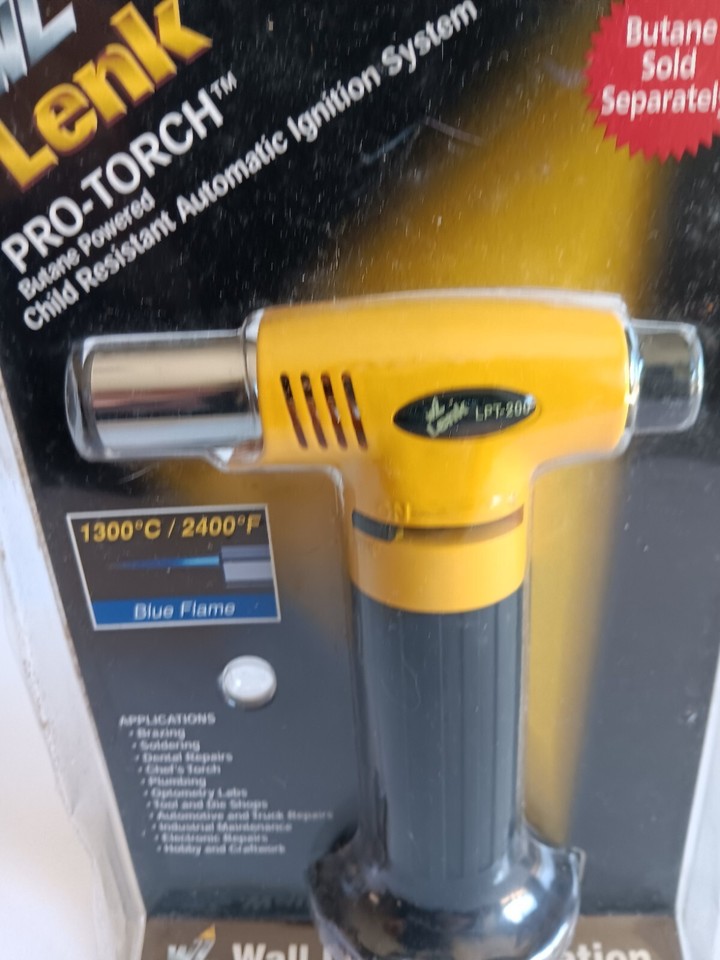 Wall Lenk Pro-Torch Butane Powered Child Resistent Automated Ignition ...