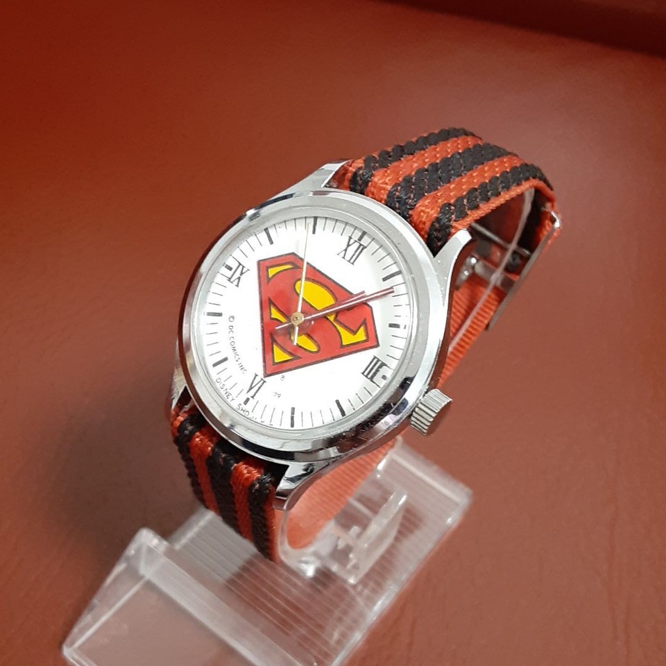 Superman Analog Manual Men Retro Hand-Wound Watch Vintage 067558569 | eBay
