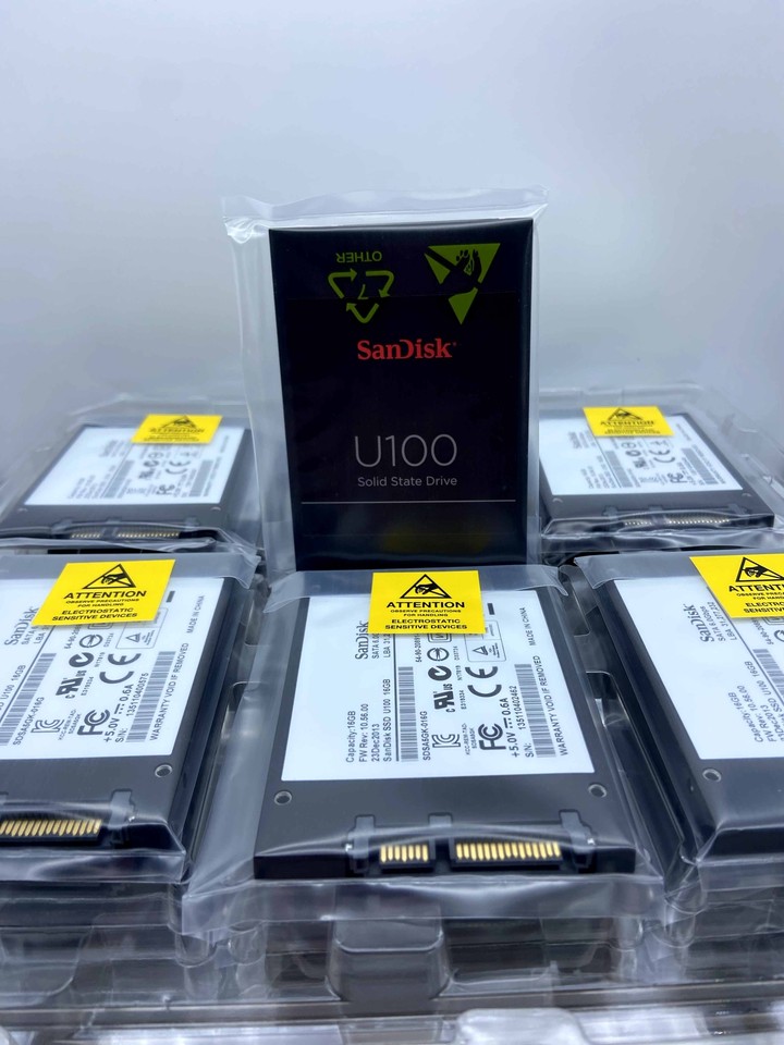 SDSA5GK-016G SanDisk SSD U100 16GB SATA 7mm 2.5" 6.0Gbps Solid State ...