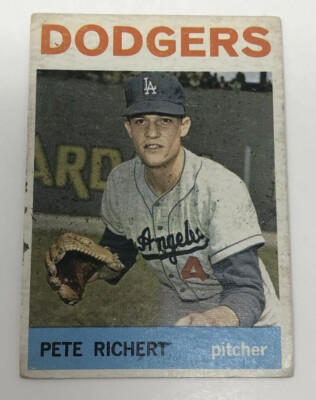 1964 Topps #51 - Pete Richert - LA Dodgers | eBay