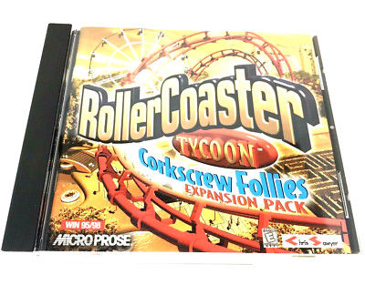 Vintage Roller Coaster Tycoon CD-ROM Software | eBay