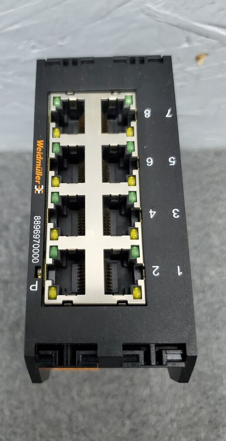 Weidmuller IE-SW8-WAVE Industrial Mount 8 Port Ethernet Switch | eBay