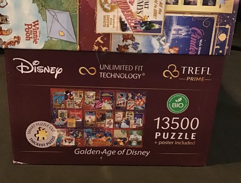 Golden Age of Disney ~ 13,500 Piece Puzzle ~ Trefl Prime ~ OEJ | eBay