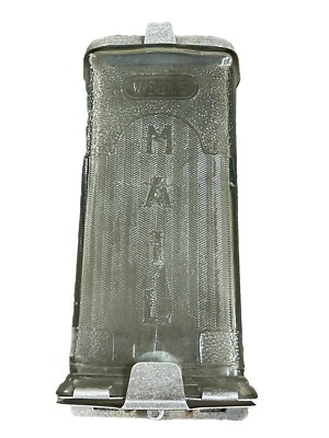 Antique Glass VISIBLE MAIL Clear Glass Porch Mail Box | eBay