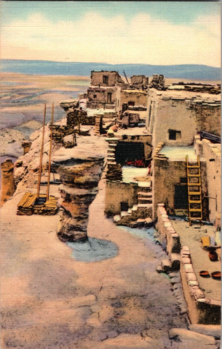 Vtg Postcard, Snake Altar, Hopi Indians, Walpi, Arizona | eBay