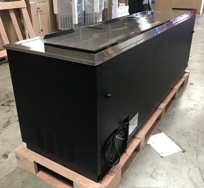 NEW 95" Commercial Top Loading Back Bar Beer Soda Bottle Cooler Deep ...
