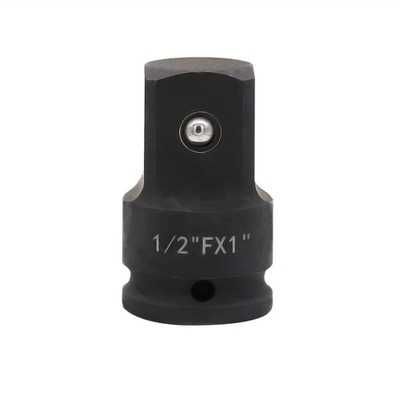 Impact Socket Adapter And Reducer 1/2 Inch Drive F To 1 Inch M, Chrome ...