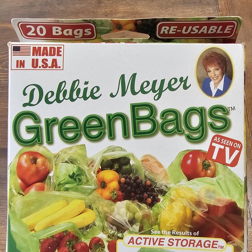 Debbie Meyer GreenBags 28 Pack 15 L & 13 M Keeps Fruits Vegetables & Cut Flowers | eBay