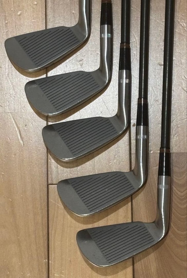 (Ben Hogan) EDGE FORGED Iron Set 10pcs 3-9, E, F, S Hogan Grapex BORON ...