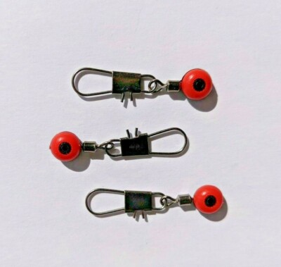 20* Fishing Tackle Running ledger zip slider beads snap links swivels ...