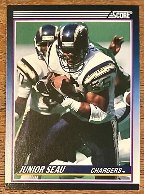 Junior Seau 1990 Score Supplemental Rookie & Traded Card San Diego ...