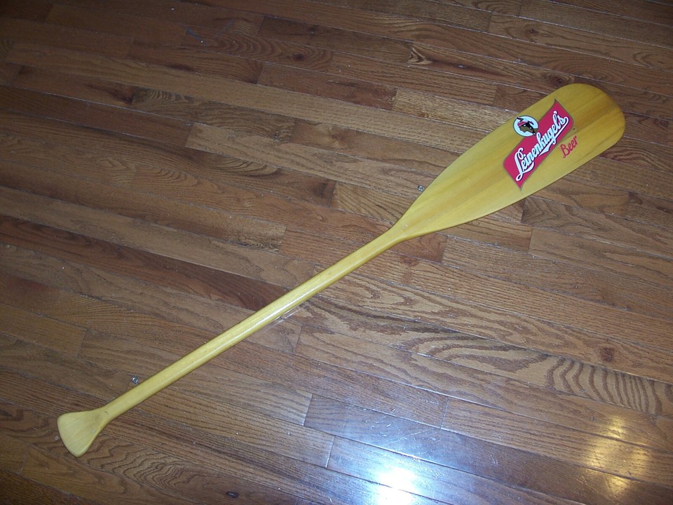 Jacob Leinenkugel’s Beer Advertising Boat Oars Sign Brewing Co Wood Bar ...