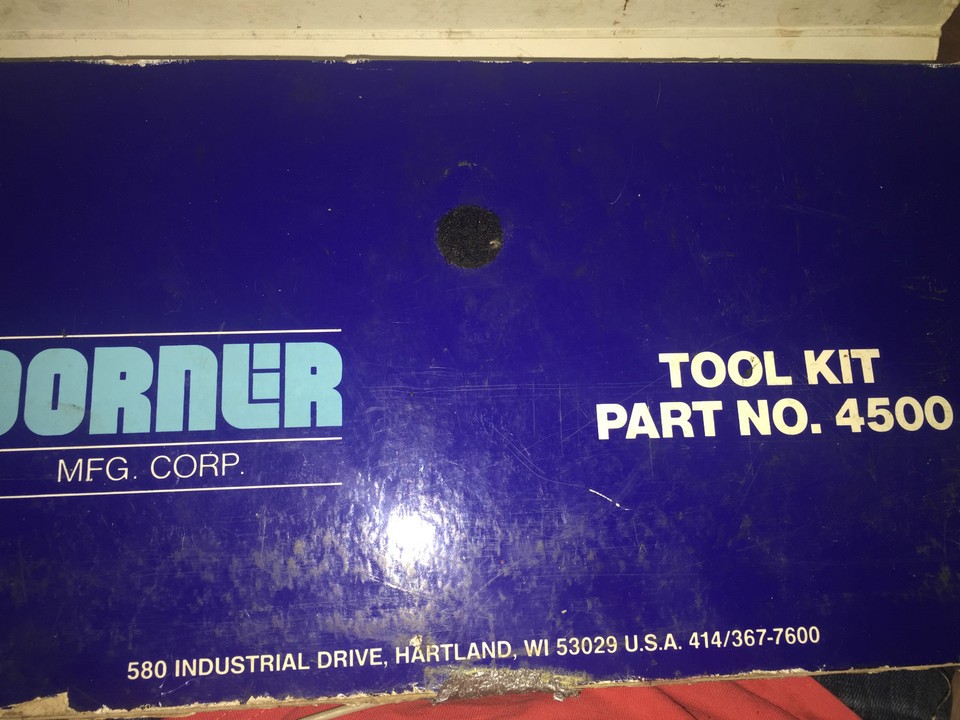 DORNER NO. 4500 TOOL KIT FOR 4100 SERIES CONVEYORS | eBay