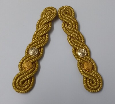 Lt Colonel Shoulder Cords Ceremonial Wire Cord Shoulder Epaulettes ...