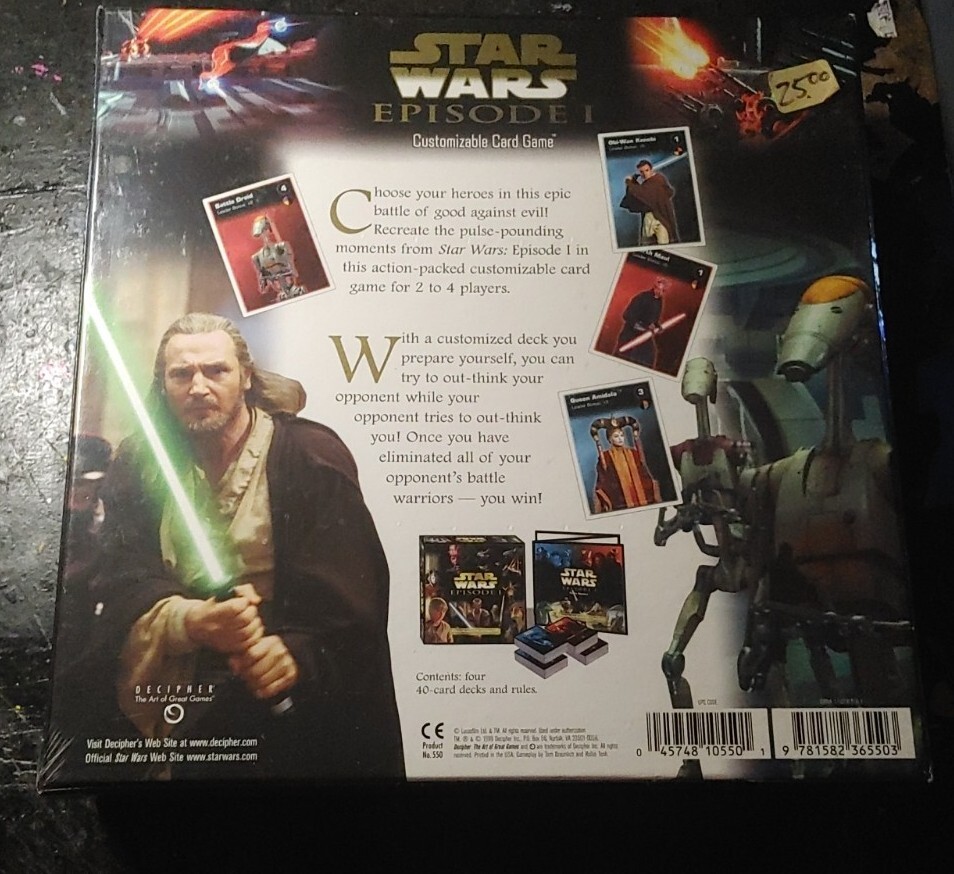Decipher Star Wars Episode - Collectible Card Game - Many Great Items ...