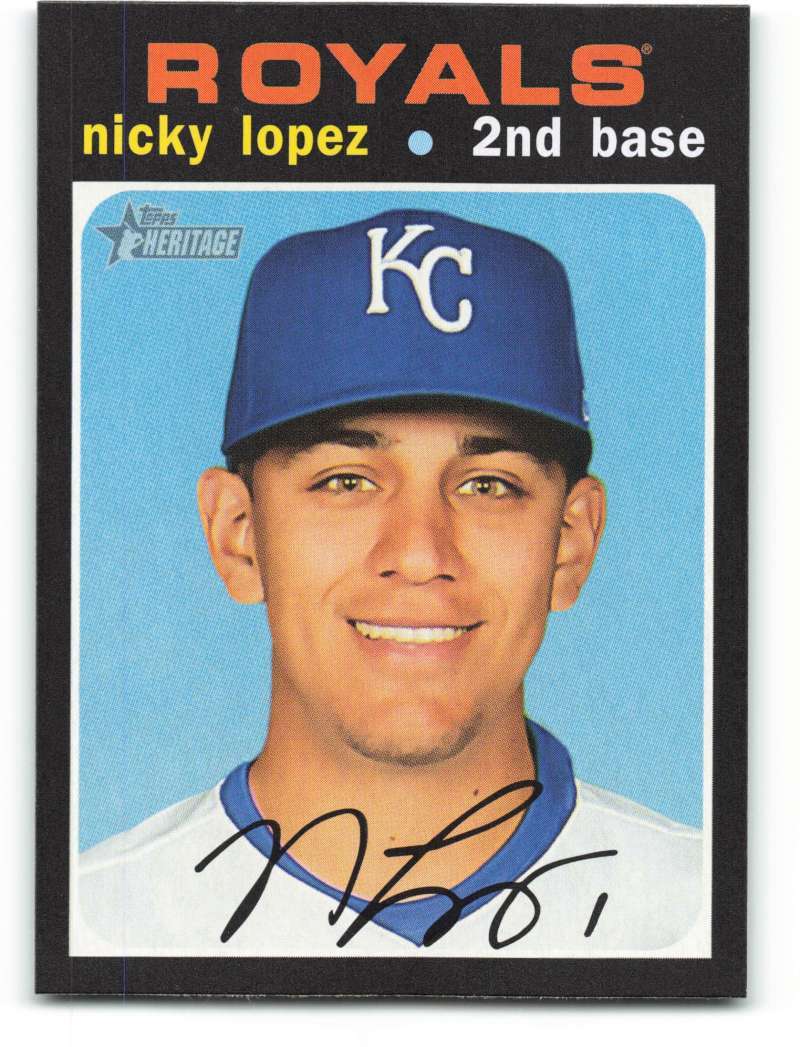 2020 Topps Heritage #305 Nicky Lopez NM-MT Royals | eBay