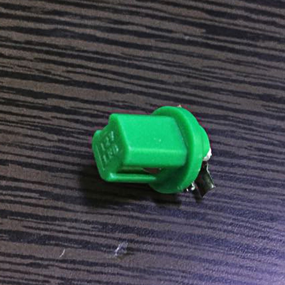 10Pcs T5 B8.5D 5050 SMD Green Car LED Dashboard Dash Lamp Instrument ...