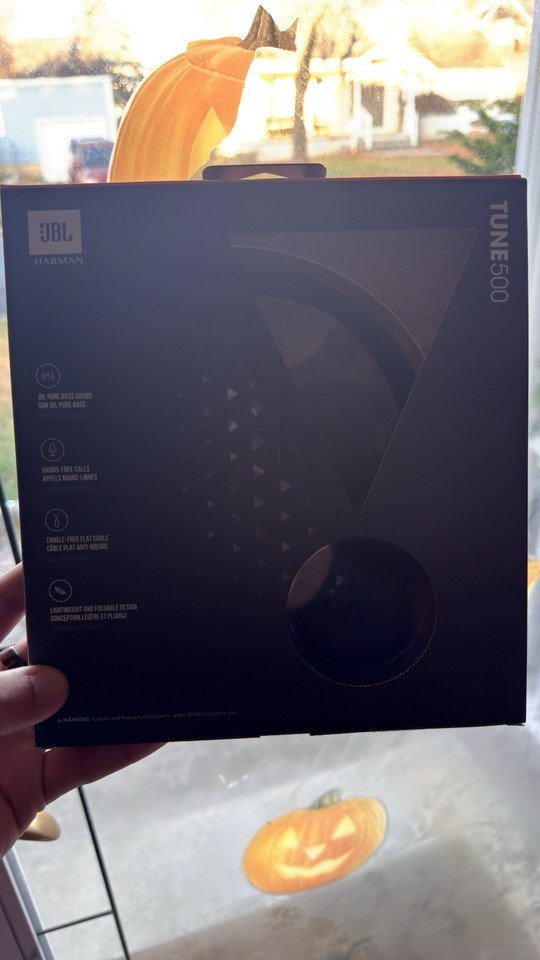 JBL Tune 500 PURE BASS Hands-Free Lightweight FOLDABLE Wired On-Ear ...