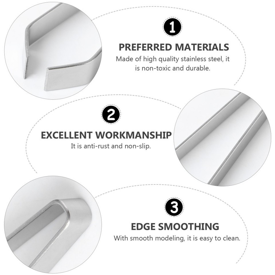 403 Stainless Food Grade Fish Bone Remover Kitchen Pincer Pick-Up Tool ...