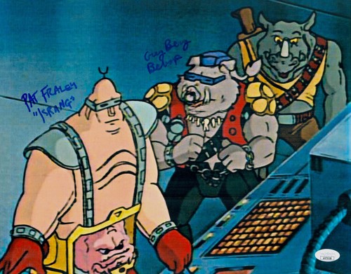 PAT FRALEY & GREG BERG Signed TEENAGE MUTANT NINJA TURTLES 11x14 Photo ...