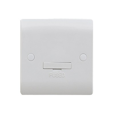 Sline White 13a Fused Connection Unit For Appliance Mains Power | eBay