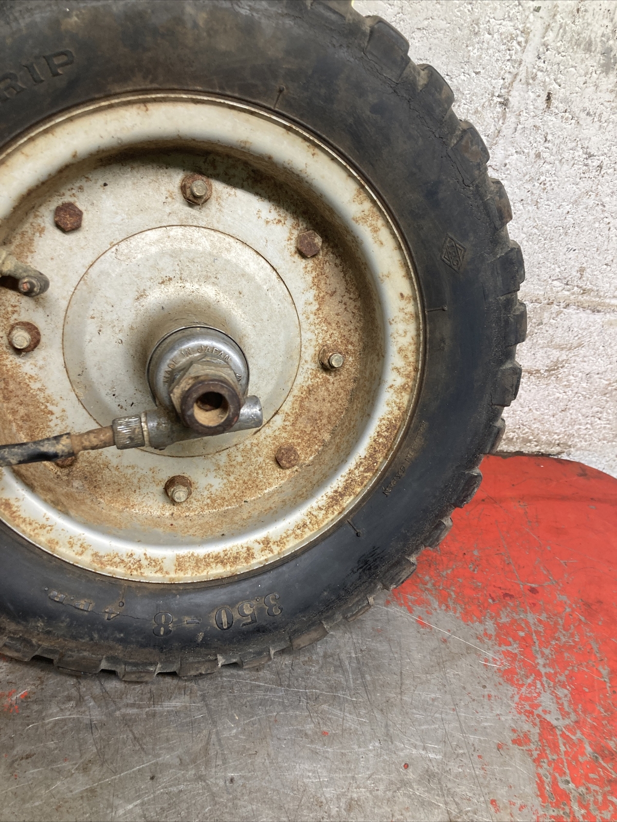 1972 Suzuki Mt50 Mt Trail hopper Mini Bike Front Wheel Complete Brake ...