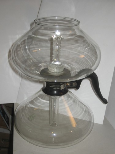 Vintage Silex Vacuum Pyrex Glass Double Bubble Percolator 8 Cup Coffee ...