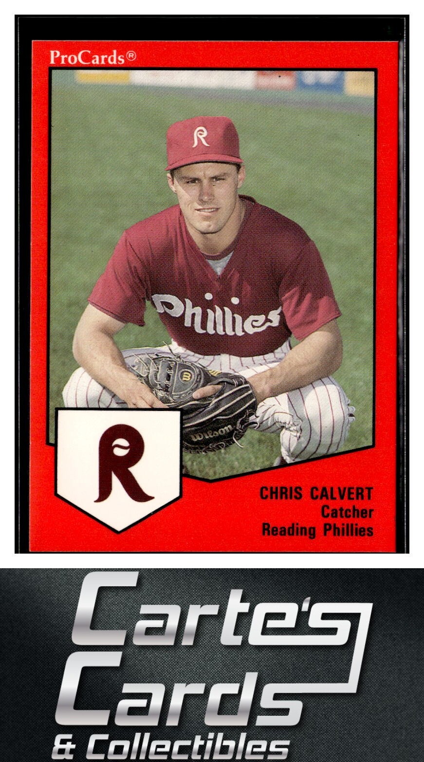 Chris Calvert 1989 ProCards Minor League Team Sets #664 Reading ...