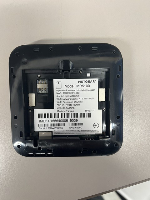 NETGEAR Nighthawk MR5100 5G Wi-Fi 6 Mobile Hotspot AT&T Unlocked Router ...